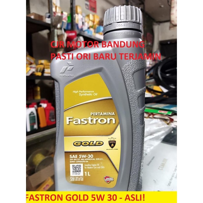 Jual Pertamina FASTRON GOLD SAE 5W 30 API SN Botol 1L oli mobil turbo ...