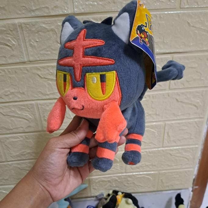 Jual boneka pokemon litten berdiri original tomy takara MURAH | Shopee Indonesia