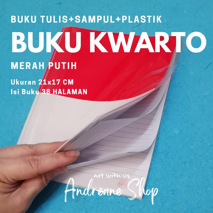 Jual ] Buku tulis sampul merah putih | Shopee Indonesia