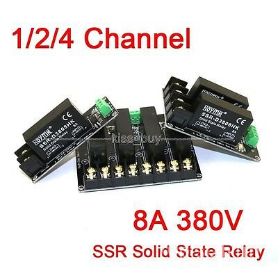 Jual &380V 8A 1/2/4 Channel Solid State Relay Module Board OMRON SSR ...