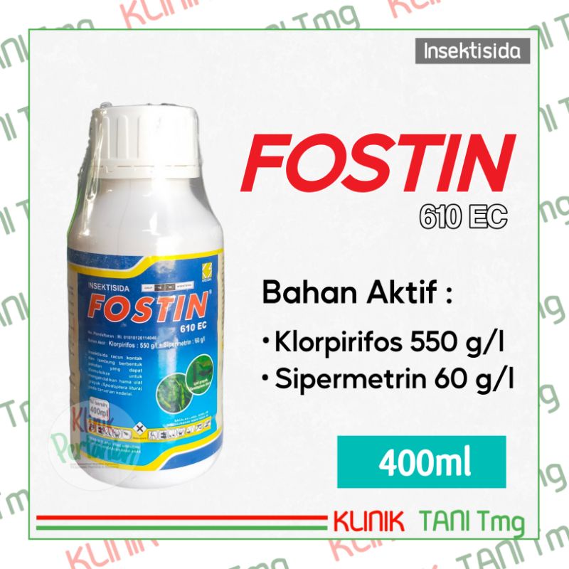 Jual FOSTIN 610EC - 400ml | INSEKTISIDA DENGAN 2 BAHAN AKTIF | RACUN ...