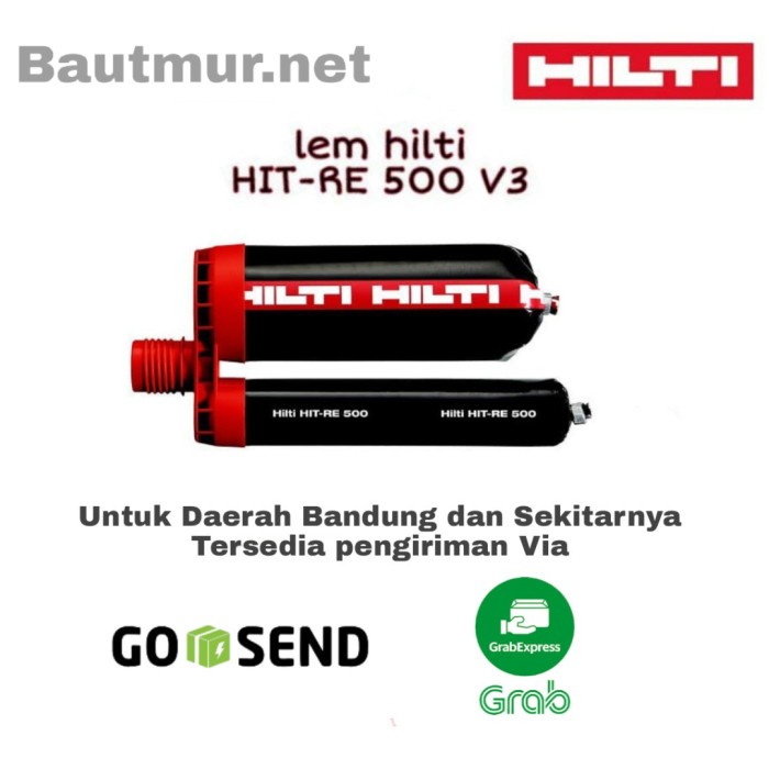 Jual Chemical Hilti HIT-RE 500 500ml Lem Beton dan Angkur 500ml ...