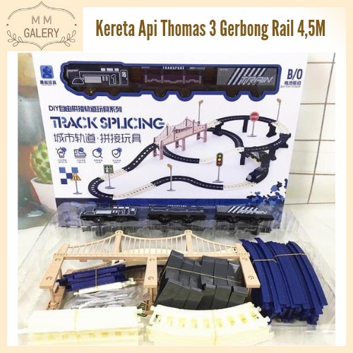 Jual Mainan Kereta Api 3 Gerbong Rail 4 5 Meter Mainan Anak Kereta