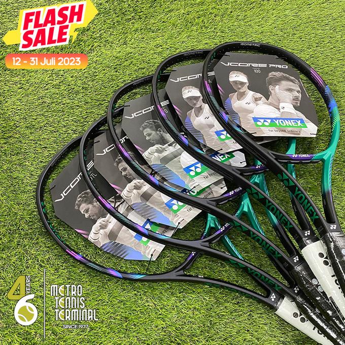 Jual Yonex VCore Pro 97D 2022 3rd Gen Green Purple Japan ( Raket Tenis ...