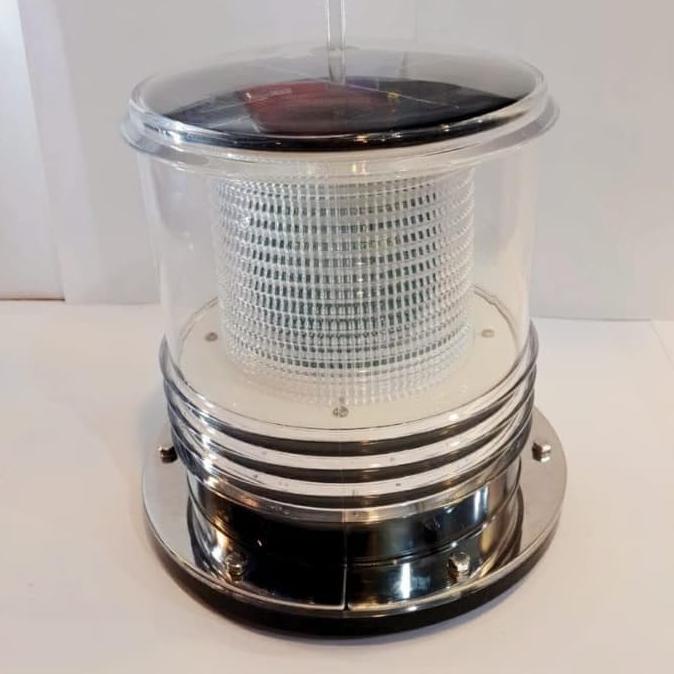 Jual lampu menara led tower solar sel led strobo rotary rotari panel ...