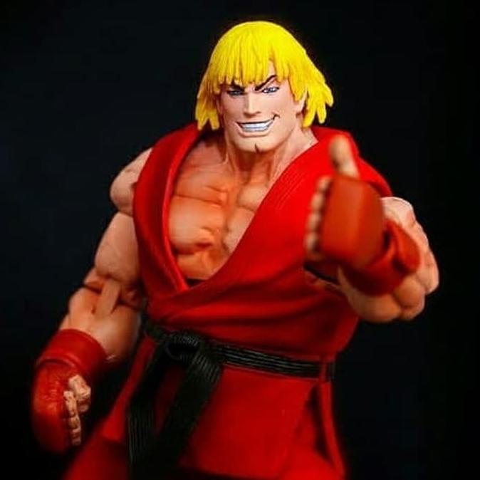 Jual Neca Street Fighter Ken Player One Costume Red Action Figure ...