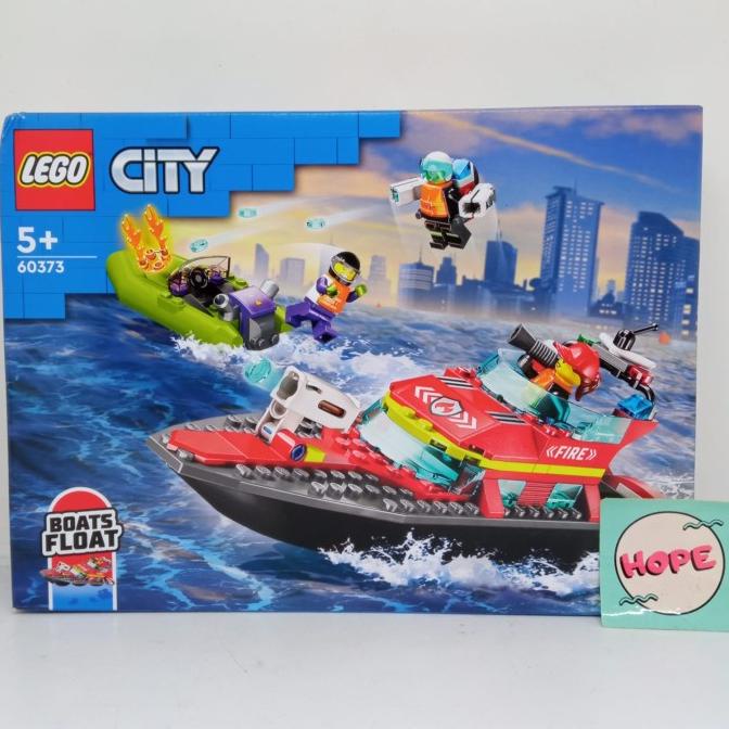 Jual Lego City 60373 Fire Rescue Boat Original Segel | Shopee Indonesia
