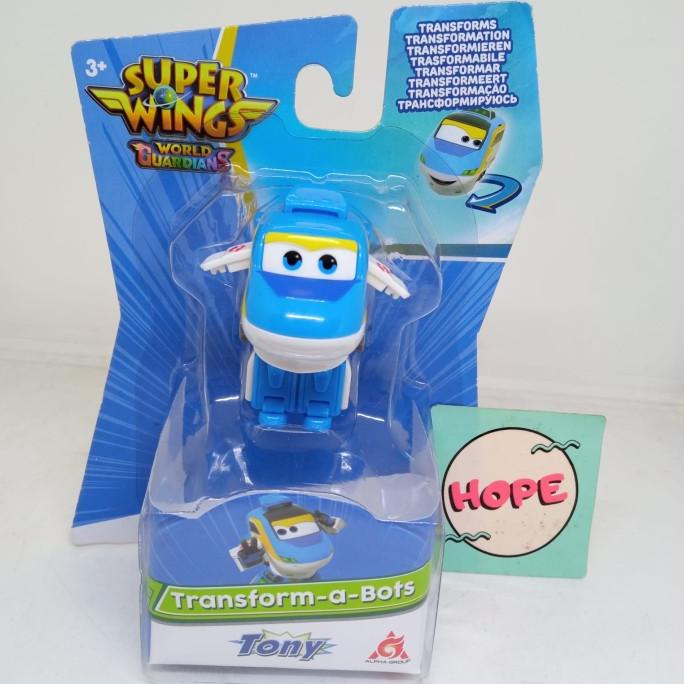 Jual Super Wings Mini Transform a Bots Tony Original Auldey | Shopee ...
