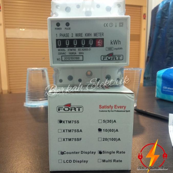 Jual kWh Meter XTM75S 1Phase / 1P / kWh Meter 1Phase Analog | Shopee Indonesia