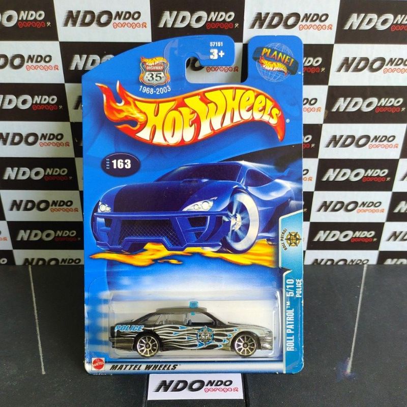 Jual Hot Wheels Police Cruiser Black - 2003 Roll Patrol Police Car ...