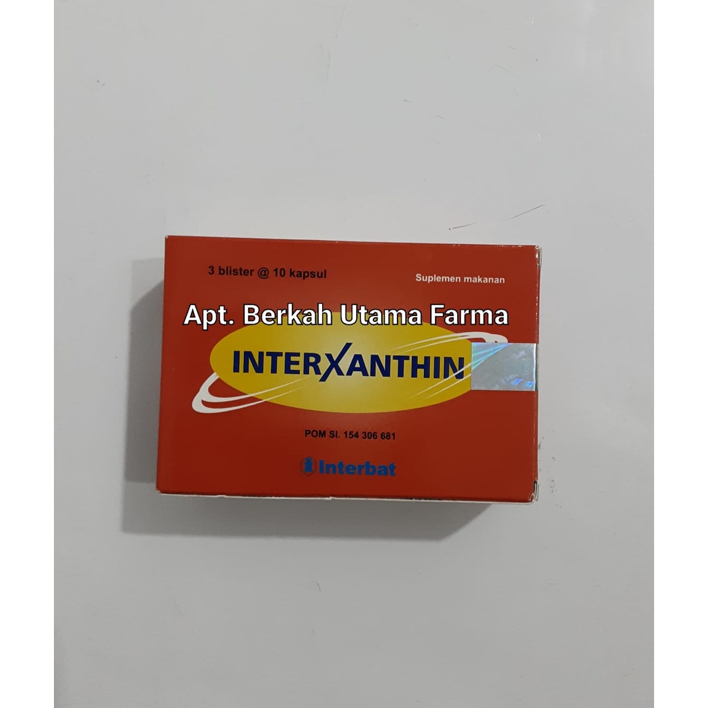 Jual Interxanthin Box isi 30 Tablet - Antioksidan kuat | Shopee Indonesia