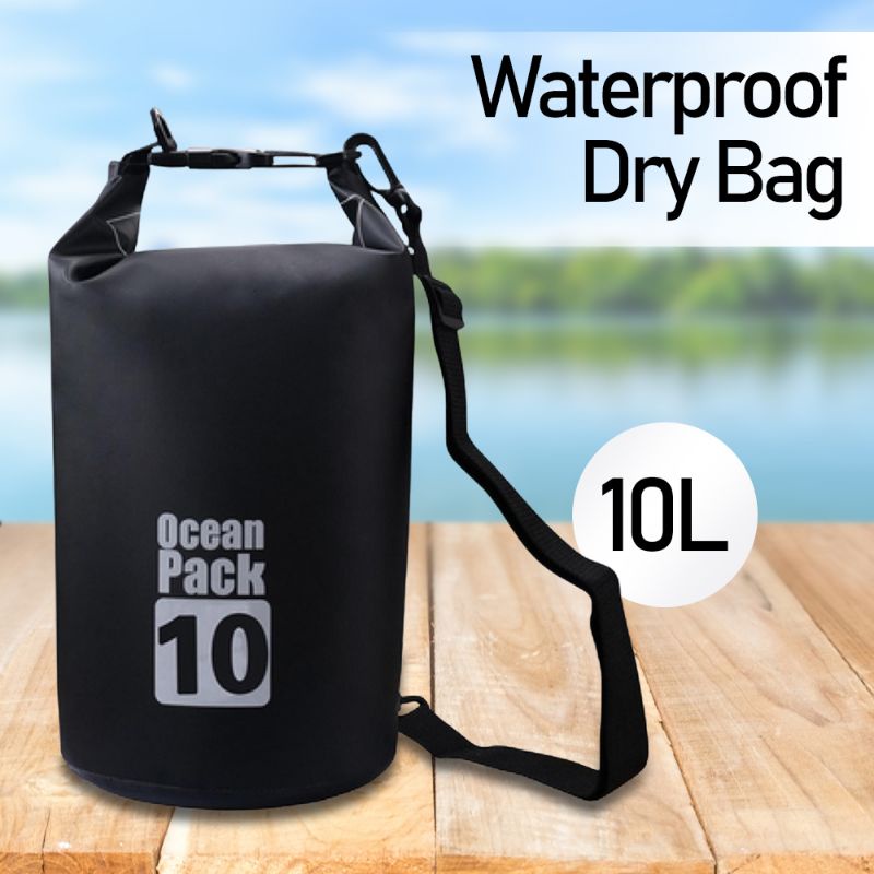Jual Ocean Pack Outdoor Waterproof Bucket Dry Bag 10 Liter | Shopee Indonesia