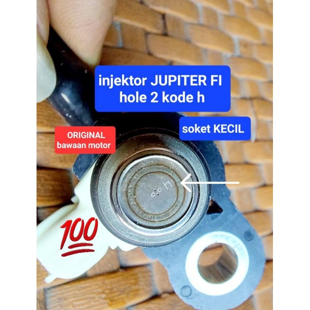 Jual Injektor hole 2 kode (h) soket kecil jupiter z1, Vega force | Shopee Indonesia