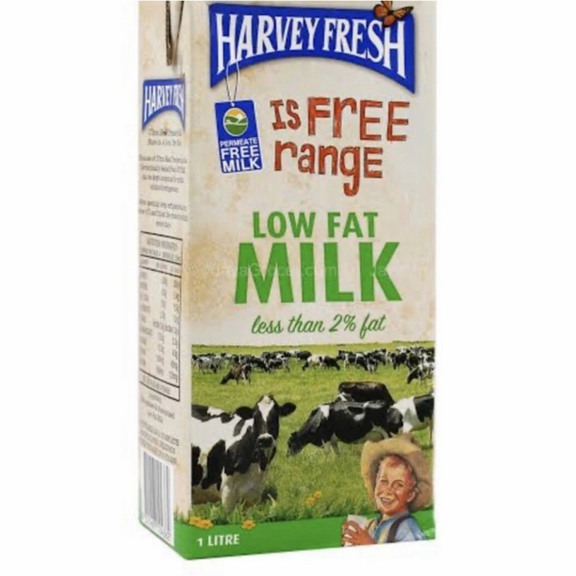 Jual Harvey Fresh Low Fat Milk 1LT | Shopee Indonesia