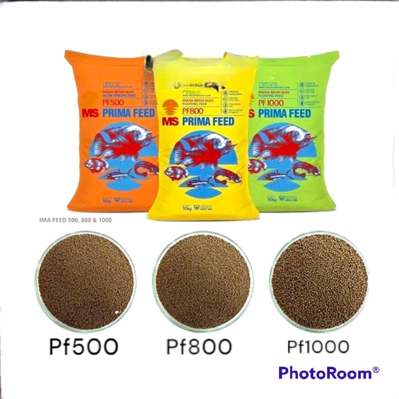 Jual prima feed pelet ikan pf 1000 800 500 (1kg) | Shopee Indonesia