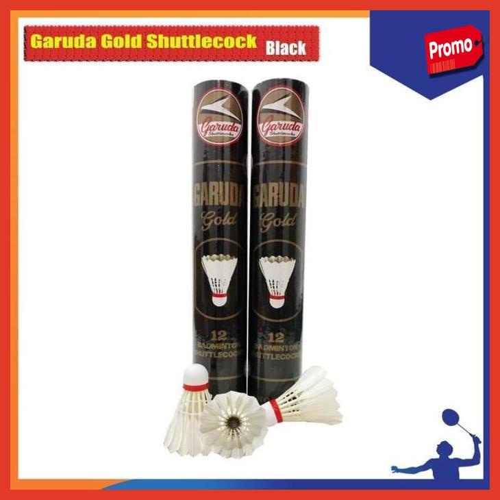 Jual SHUTTLECOCK BADMINTON GARUDA GOLD HITAM ORIGINAL faridsyaifuddin ...