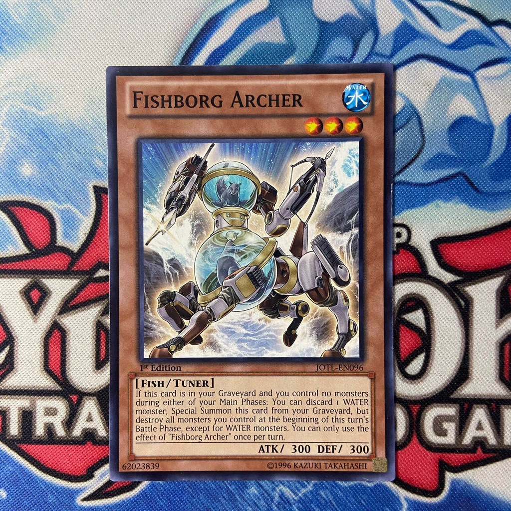 Jual yugioh fishborg archer JOTL common 1st original | Shopee Indonesia