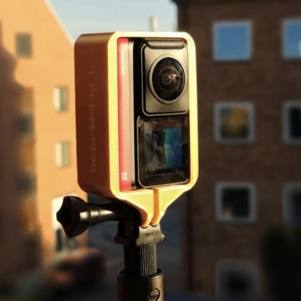 Jual Insta360 ONE R vertical frame with basic gopro mount | 3d printing ...