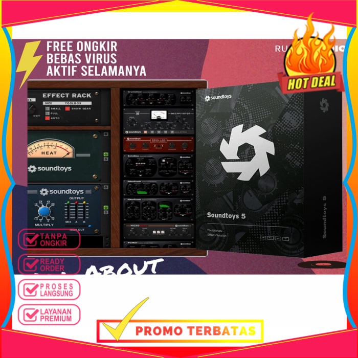 Jual Lifetime Plugin Soundtoys 5 Ultimate Effects Bundle Vst Mixing Full Activated Murah ...