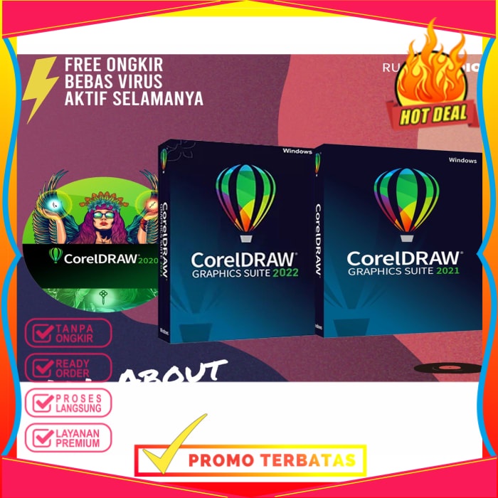 Jual Lifetime Corel Draw Coreldraw Graphics Suite 2020 2021 2022 Full Activated Murah Bergaransi ...