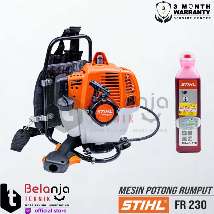 Jual STIHL Mesin potong rumput Gendong FR230 Brush Cutter Bensin FR 230 GRM keren | Shopee Indonesia