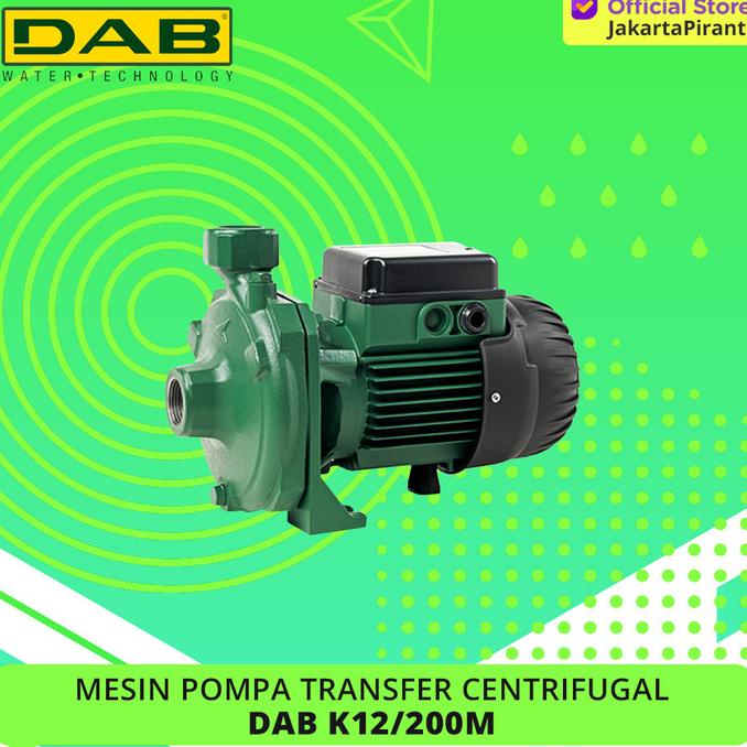 Jual Pompa Transfer DAB K12/200 M - Mesin Pompa Single Impeller Centrifugal | Shopee Indonesia