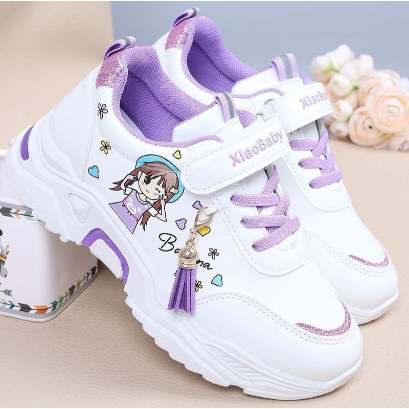 Jual RK Kids - Sepatu Sneakers Children Perempuan Cute Balina | Shopee ...