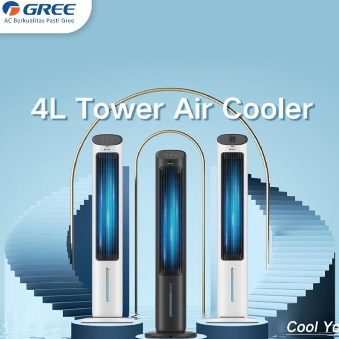Jual GREE GTA-ACOOL4 Putih / FLIFE-FTA ACOOL4 Hitam Tower Fan Air Cooler 4L | Shopee Indonesia