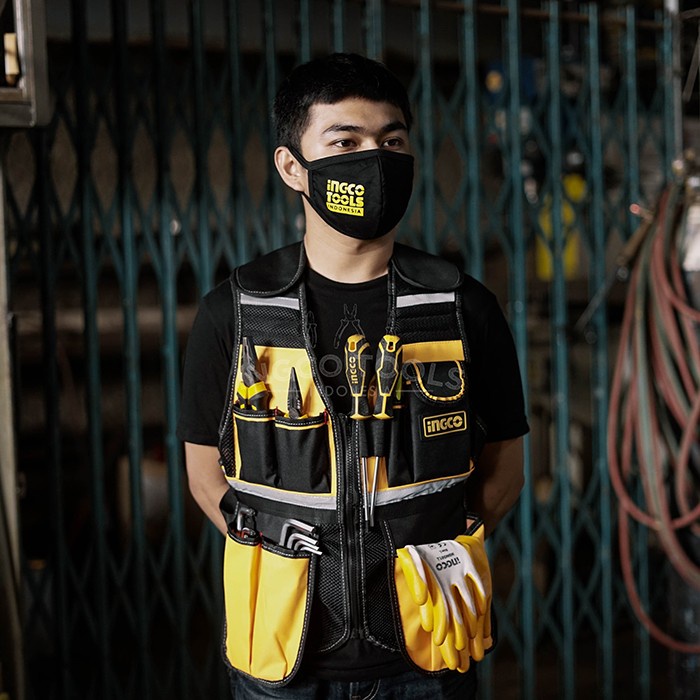 Jual ALAT KESELAMATAN TOOL VEST (3 KG) INGCO HTVT0901 ROMPI SAFETY ...