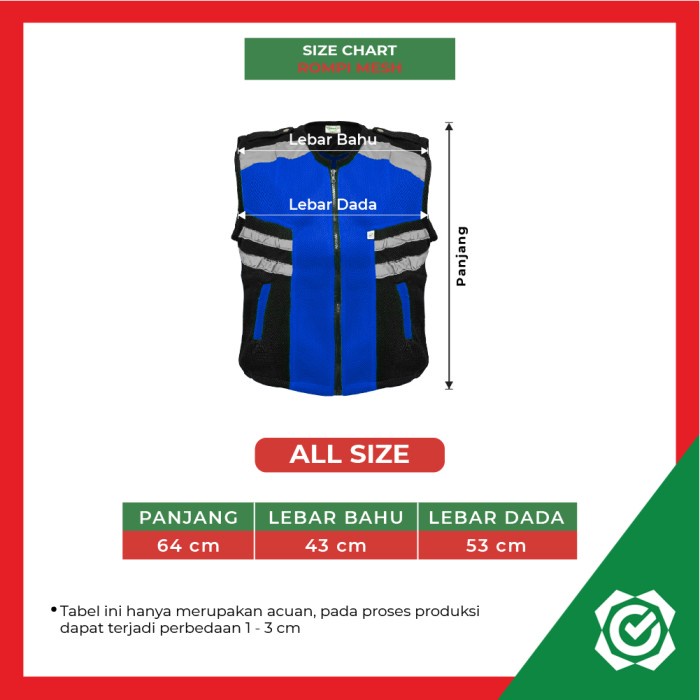 Jual ALAT KESELAMATAN ROMPI KERJA SAFETY DOUBLE MESH IMJ ORIGINAL ...