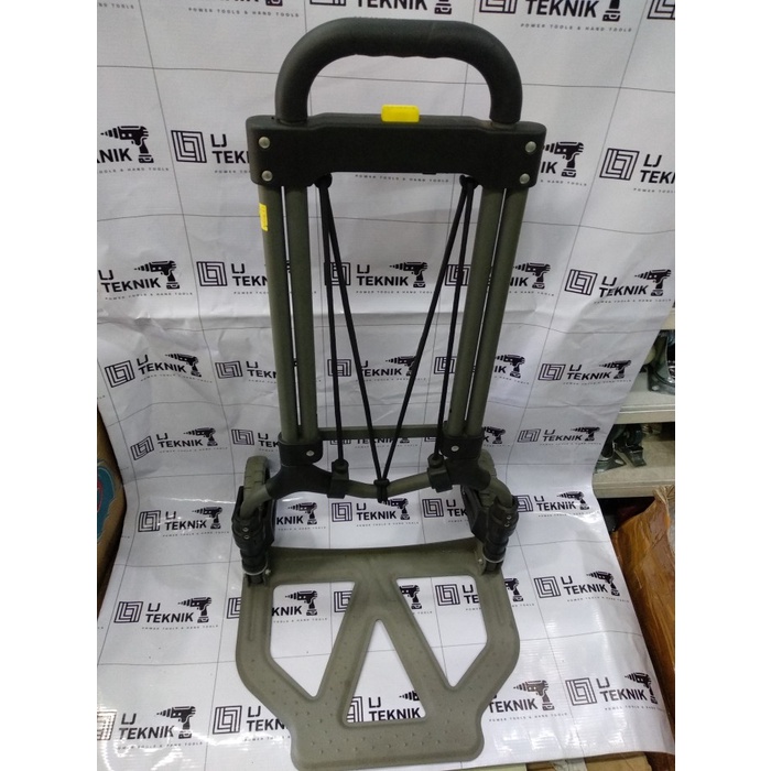 Jual TROLI BARANG BERAT LIPAT TROLLEY BARANG HEAVY DUTY HITAM ABU ...