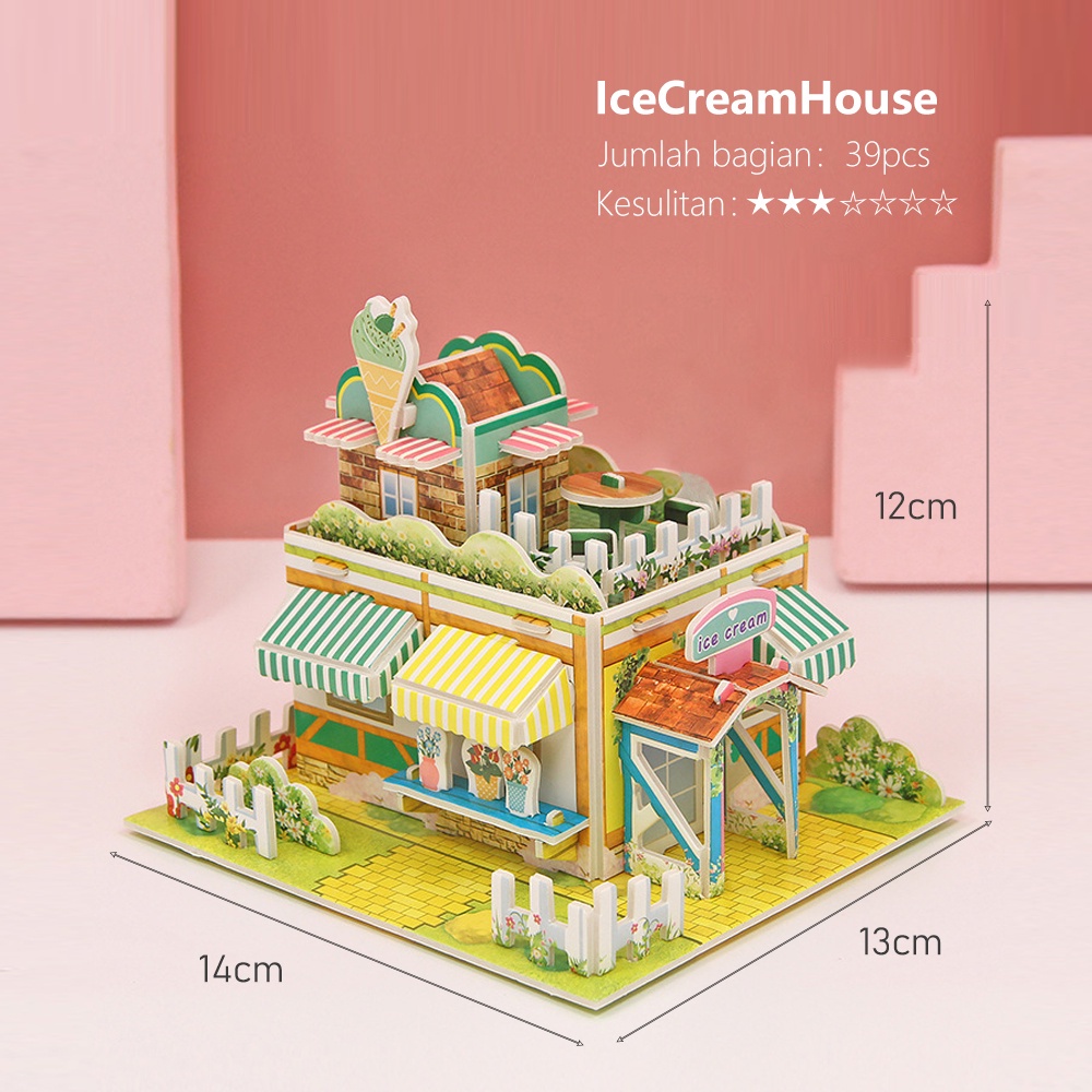 Jual JCHO DIY Mainan puzzle 3D edukasi anak 3D Jigsaw puzzle | Shopee ...