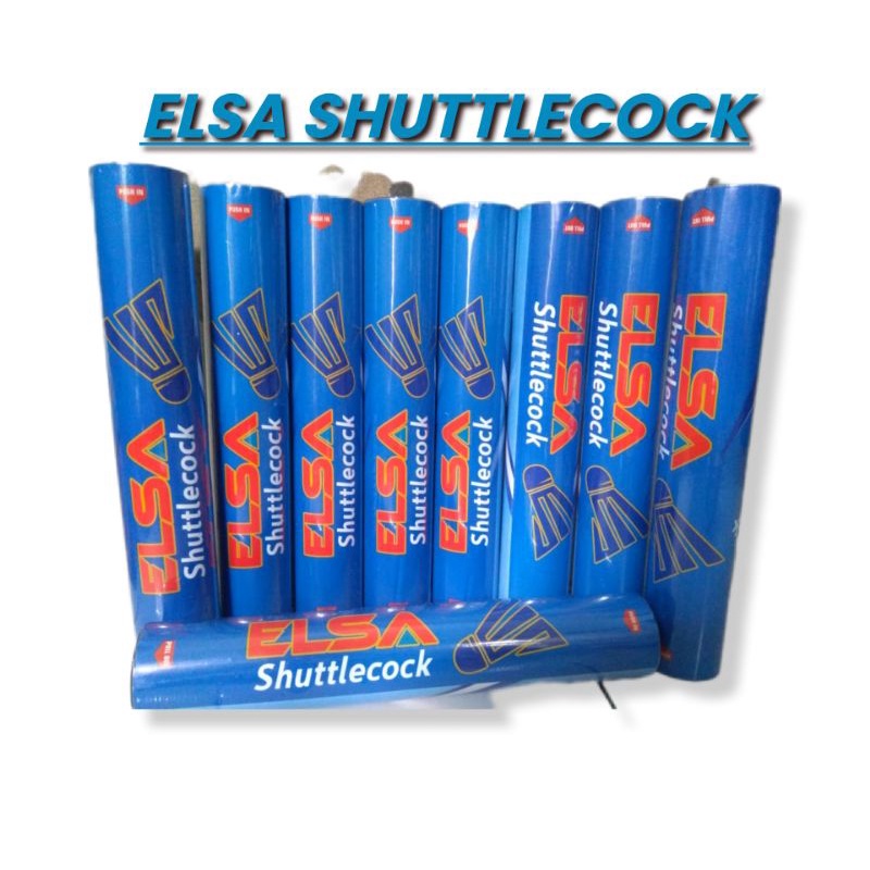 Jual KOK BADMINTON KOK BULUTANGKIS SHUTTLECOCK ELSA BIRU ORIGINAL AWET ...