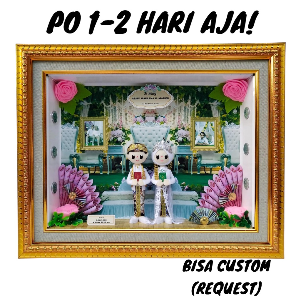 Jual Mahar Nikah Seserahan Unik Bonekaflanelku Pengantin Adat Sunda ...