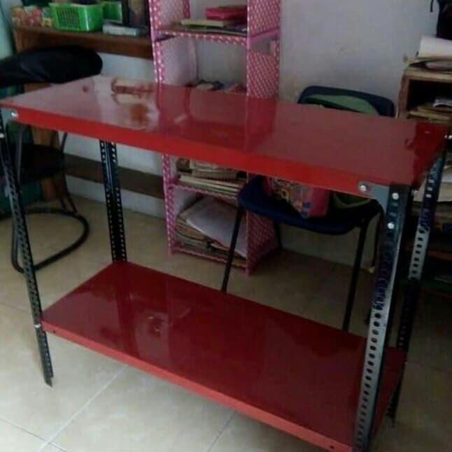 Jual Rak Besi Meja 2 Susun Spec 40X100X80,Cm | Shopee Indonesia