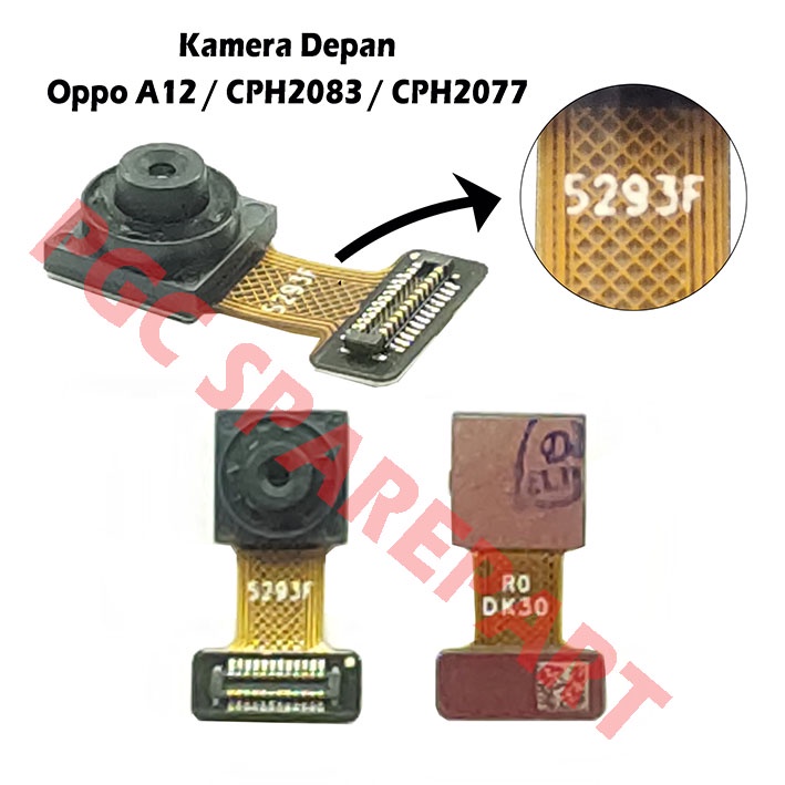 Jual Original Kamera Depan OP A12 no.seri 5293F / CPH2083 / CPH2077 ...