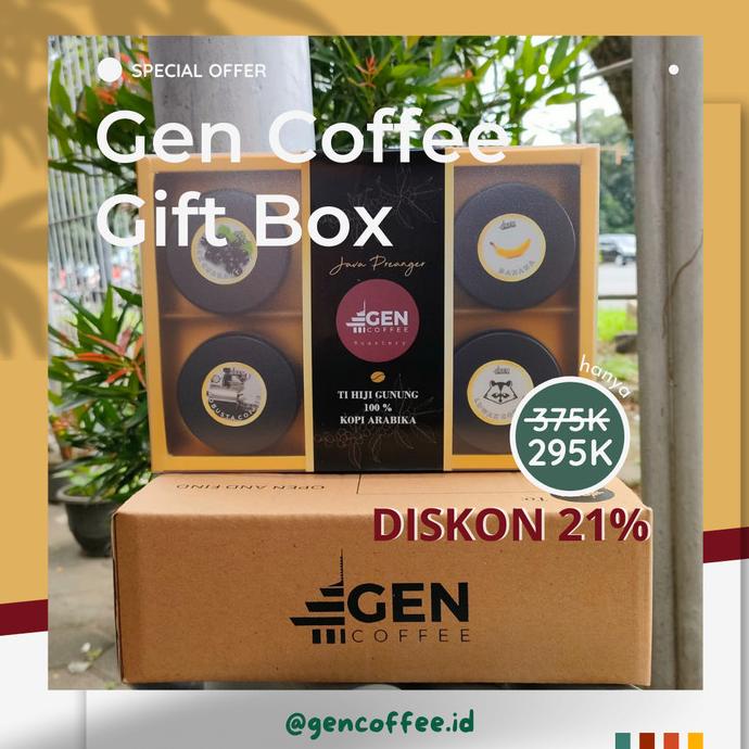 Jual Paket Kopi Premium Biji/Bubuk - Hampers Lebaran / Natal / Gift Box ...