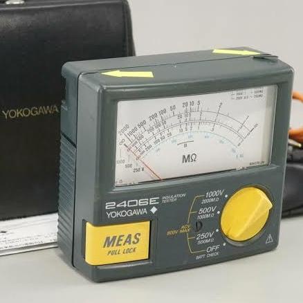 Jual Yokogawa 2406-35 Analog insulation tester 250V - 1000V | Shopee ...