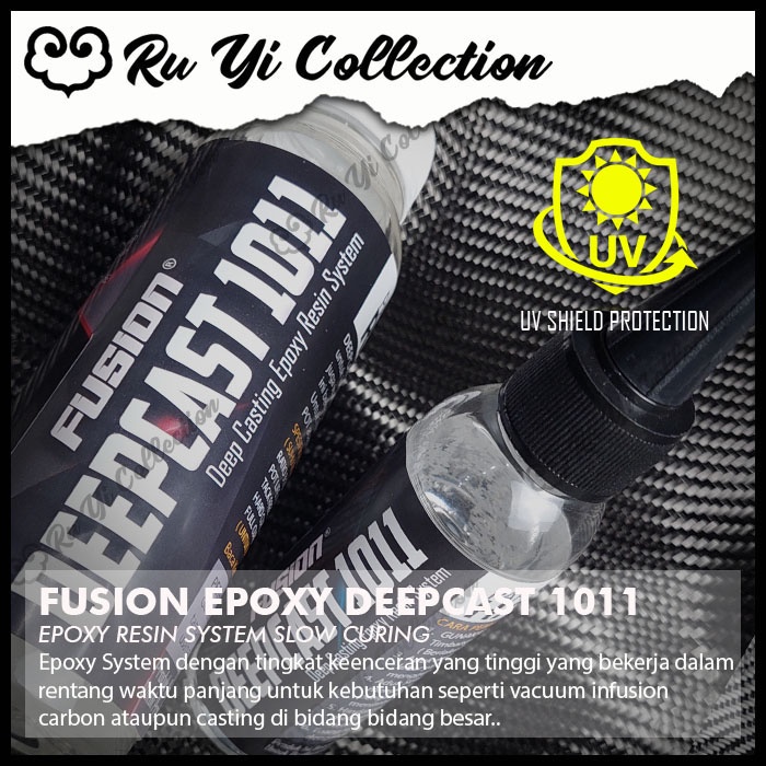 Jual FUSION EPOXY DEEPCAST 320 GR / RESIN EPOXY EPOXI SLOWCURE BENING ...