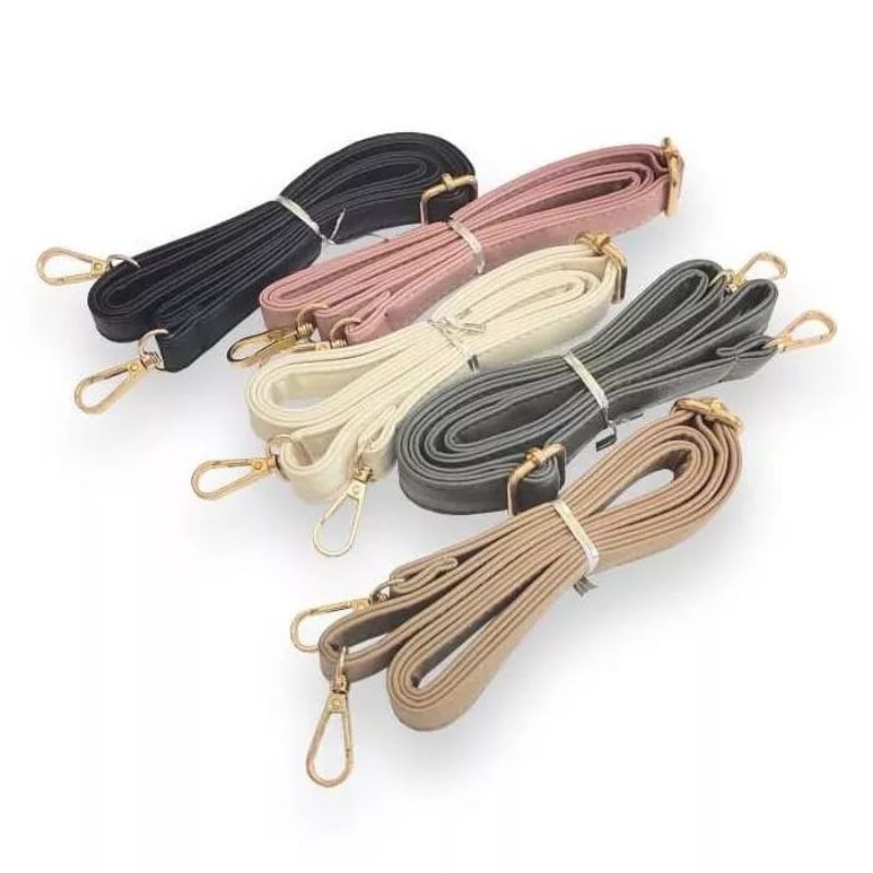 Jual tali tas wanita ada 15 pilihan warna ring pengait gold/emas ...