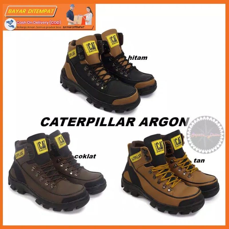 Jual SEPATU SAFETY BOOT TRAKING CATERPILLAR ARGON PAS UNTUK KERJA ...