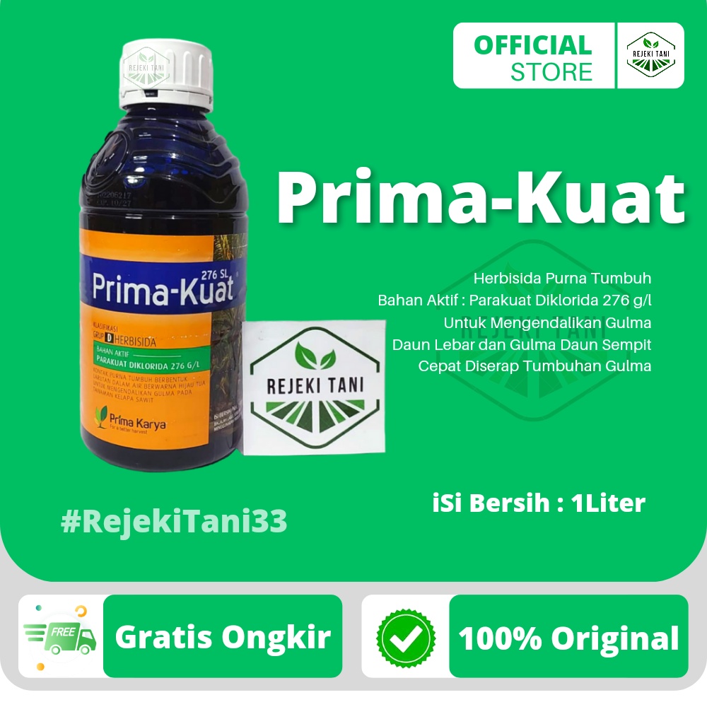 Jual Herbisida PRIMA KUAT 276 SL 1 Liter Obat Racun Pembasmi Segala ...