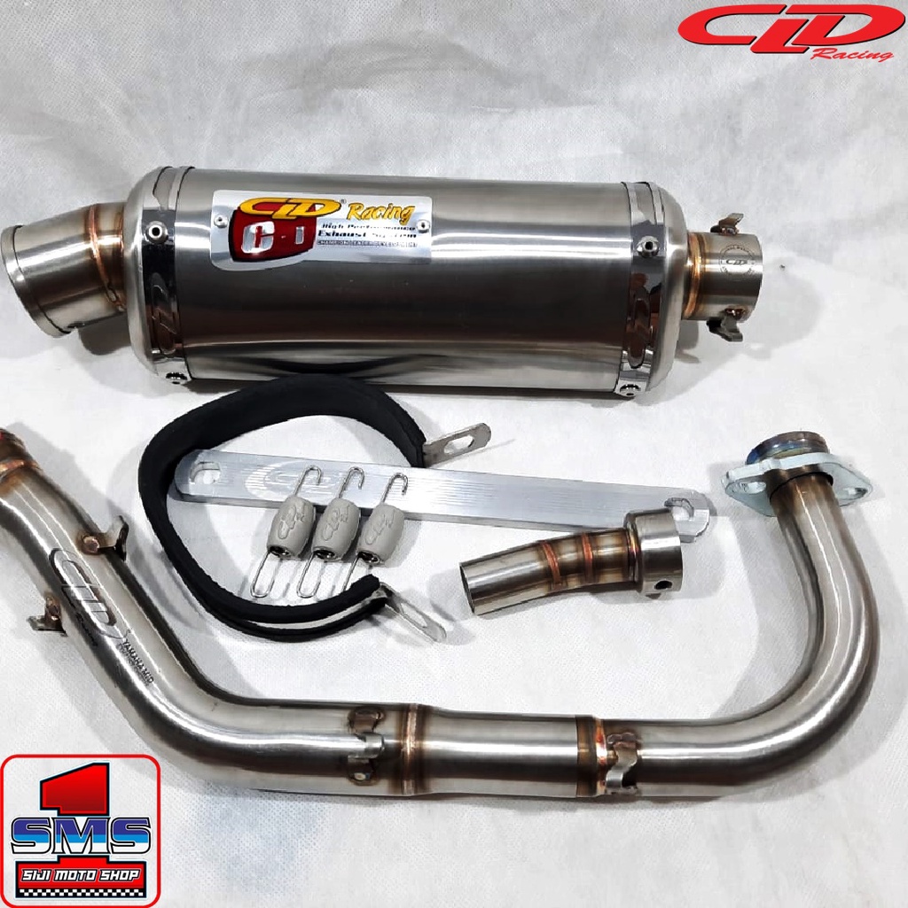 Jual KNALPOT CLD RACING MIO KARBU/MIO SPORTY/NOUVO/FINO TYPE C1 BULAT ...