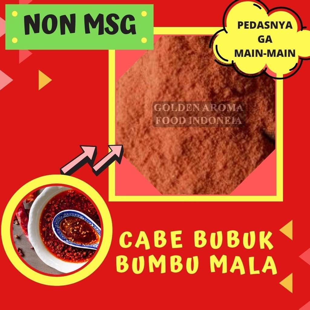 Jual Bumbu Hotpot Instan Cabe Mala Non MSG 100Gr Sample Cabe Mala Kecil ...