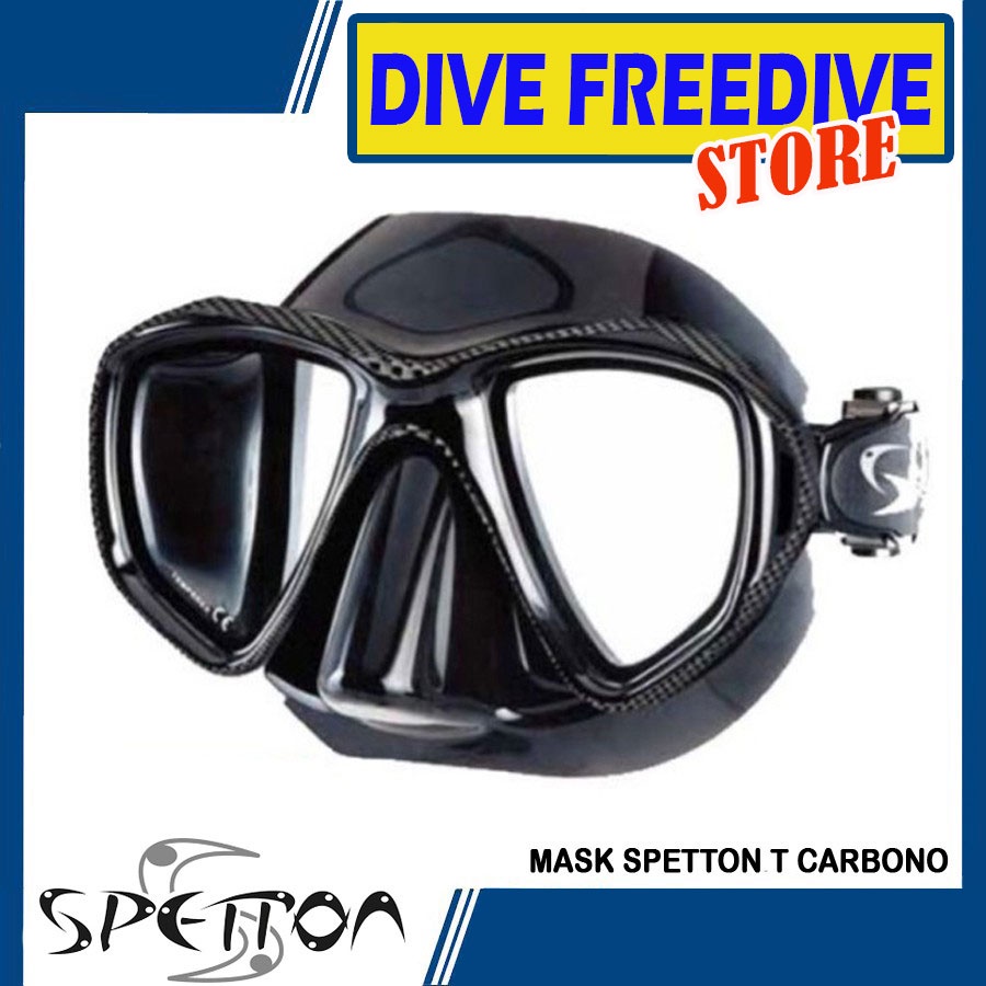 Jual Mask Low Volume Spetton T Carbono Masker Kacamata Selam Scuba ...