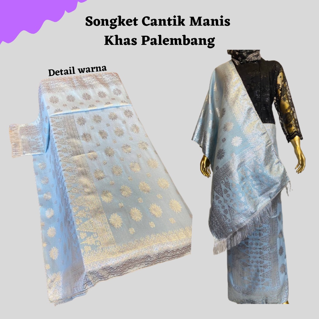 Jual Songket Cek Ipah - Songket Cantik Manis Khas Palembang Berbagai ...