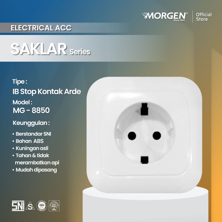 Jual Morgen Stop Kontak IB M Series MG 8850 | Shopee Indonesia