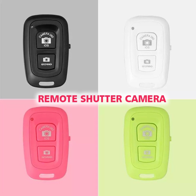 Jual Remote Shutter Camera Bluetooth Android IOS Remot Kamera Selfie ...