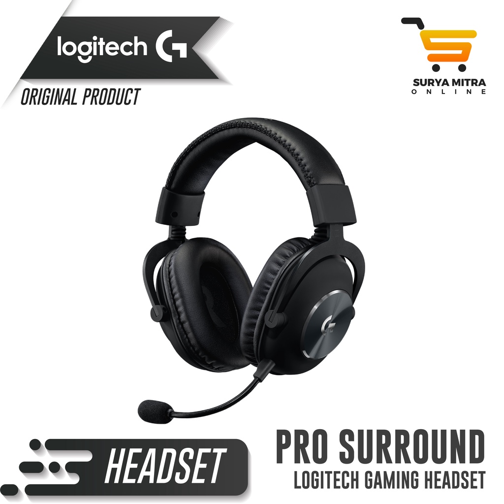 Jual Logitech Headset Gaming PRO Surround | Shopee Indonesia