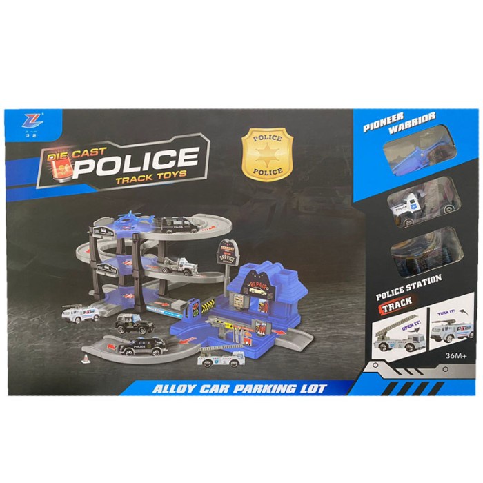Jual MUST HAVE!! DIECAST POLICE TRACK TOYS PIONEER WARRIOR - CAR ...